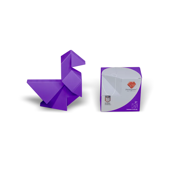 Pickagram Magnetic Tangram Set - Purple – The Children's Museum of ...